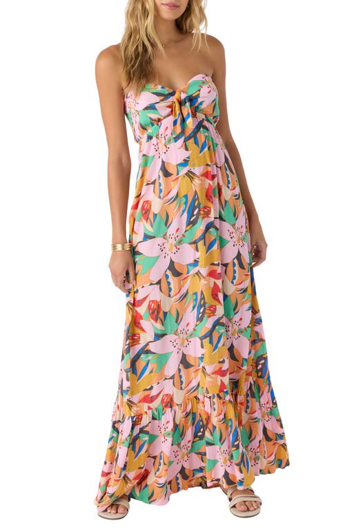 O'NEILL O'Neill isadora floral strapless maxi dress